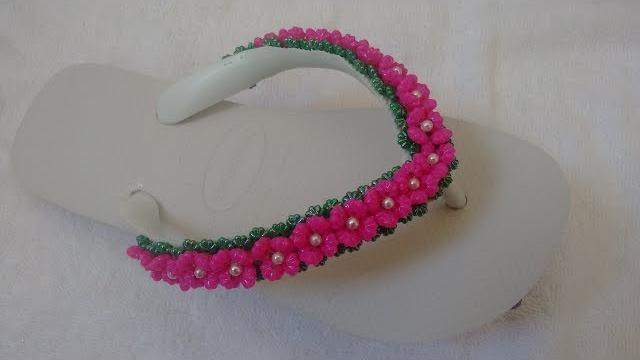Tutorial de Como Fazer: Chinelos Decorados – Segunda Versão Trama de ... Tutorial de Como Fazer: Chinelos Decorados – Segunda Versão Trama de ...