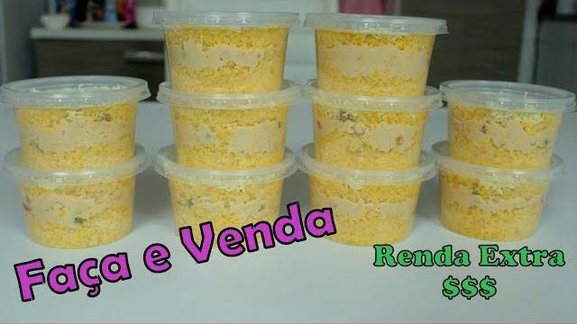 CUSCUZ com recheio de Frango Cremoso no pote – Artes em Geral CUSCUZ com recheio de Frango Cremoso no pote – Artes em Geral