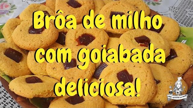 Broa de Milho Recheada com Goiabada – Artes em Geral