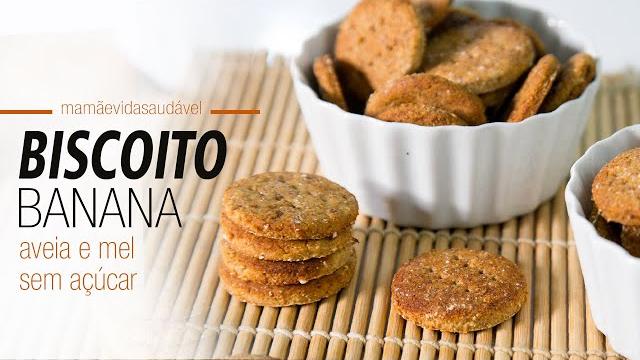 Biscoito De Banana Aveia E Mel – Artes em Geral