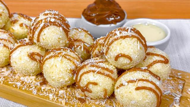 Docinhos de coco sem ir ao forno com apenas 3 ingredientes – Artes em Geral